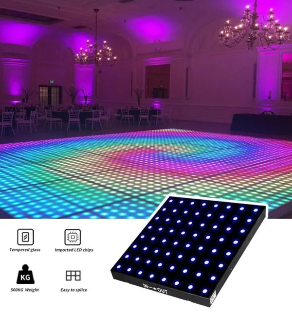 LK-D64 Pixel LED Dance Floor - luckdancefloor